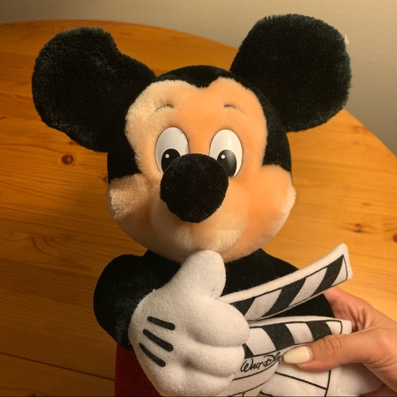 Disney | Toys | Mickey Mouse Movie Director Clapper Plush Walt Disney ...